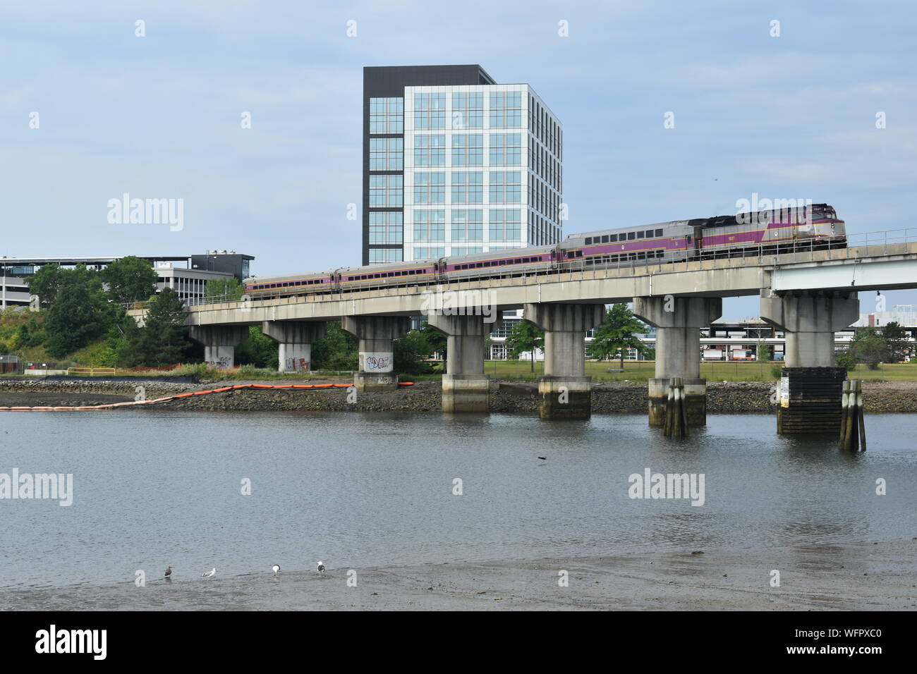 Boston to rockport train line hi-res stock photography and images - Alamy