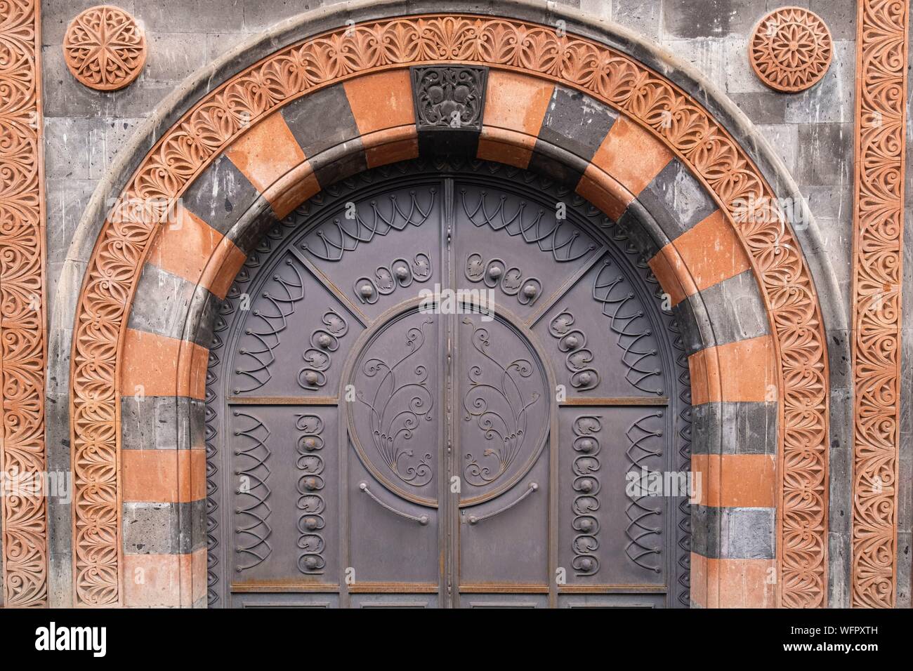 Armenia, Shirak region, Gyumri, historic district or Kumayri, typical ...