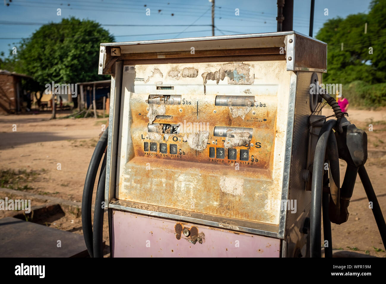 Abandoned and Rusty Gas Tank Stock Photo - Alamy