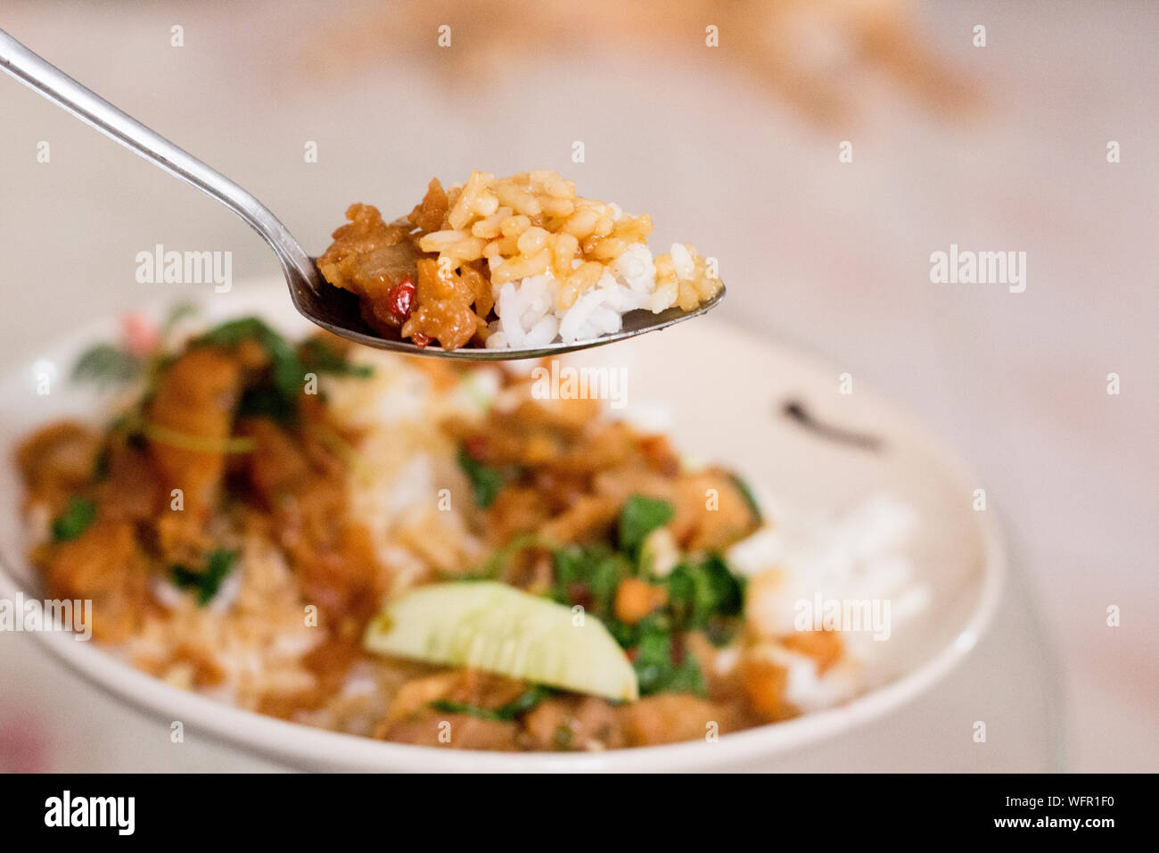 Close up cooked rice hi-res stock photography and images - Alamy