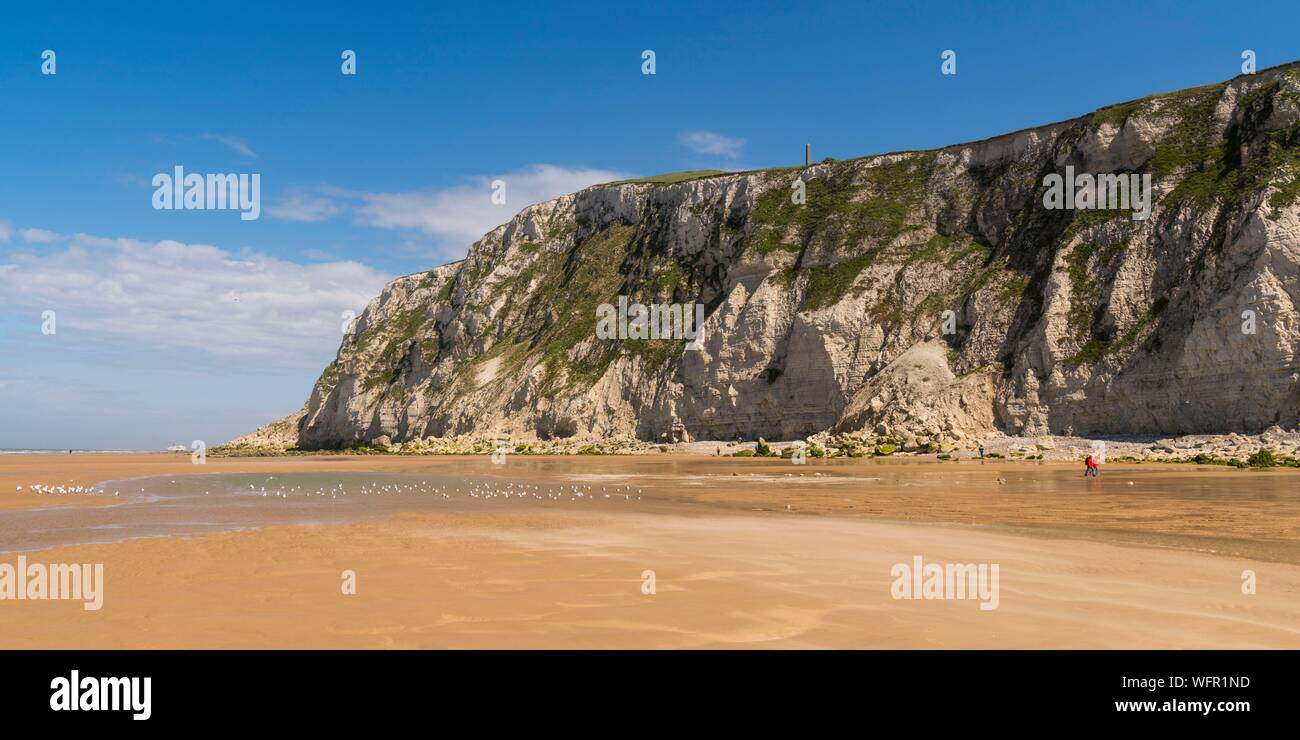 France, Pas de Calais, Opal Coast, Great Site of the two Caps, Escalles ...