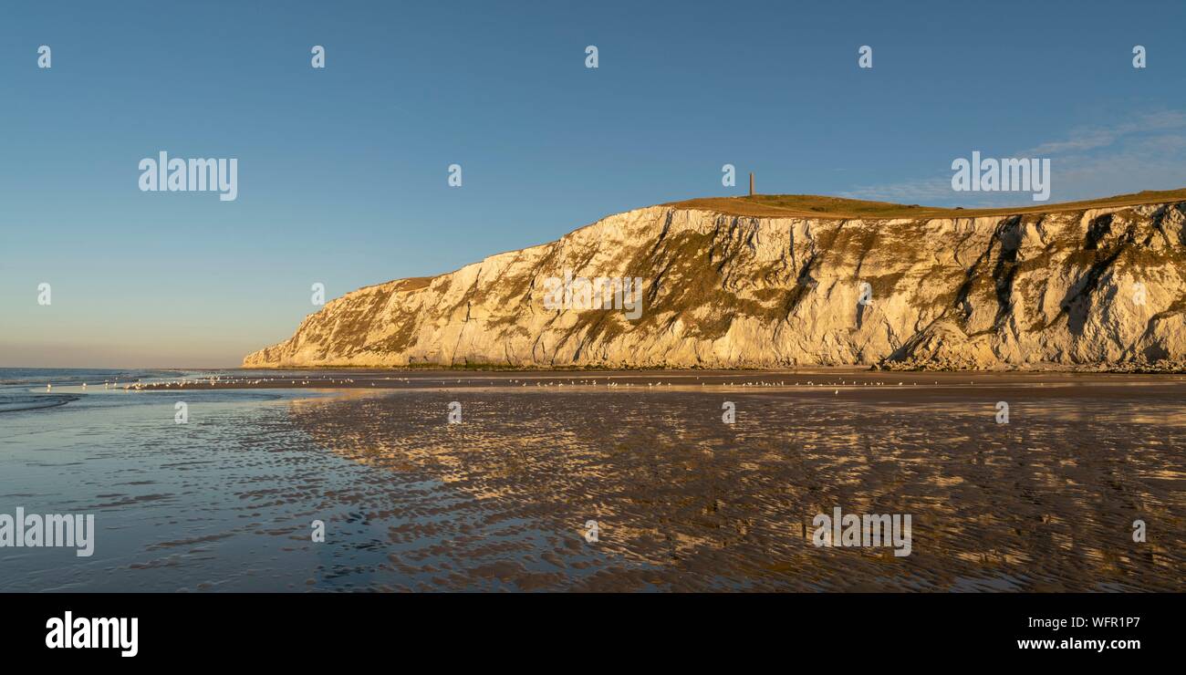 France, Pas de Calais, Opal Coast, Great Site of the two Caps, Escalles ...