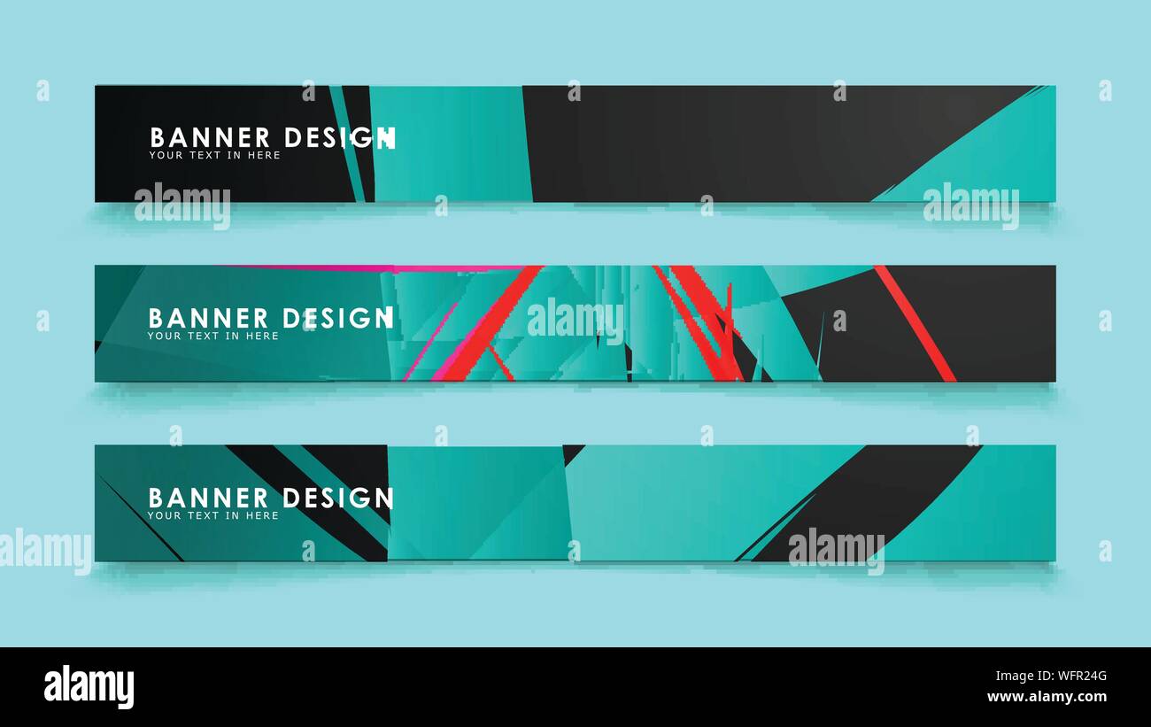 Simple abstract geometric banners with simple geometric banner spray ...