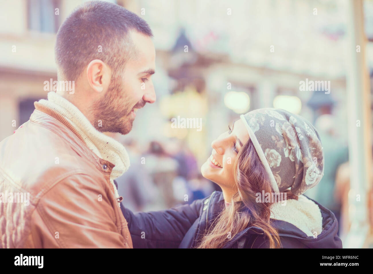 Two men facing hi-res stock photography and images - Alamy