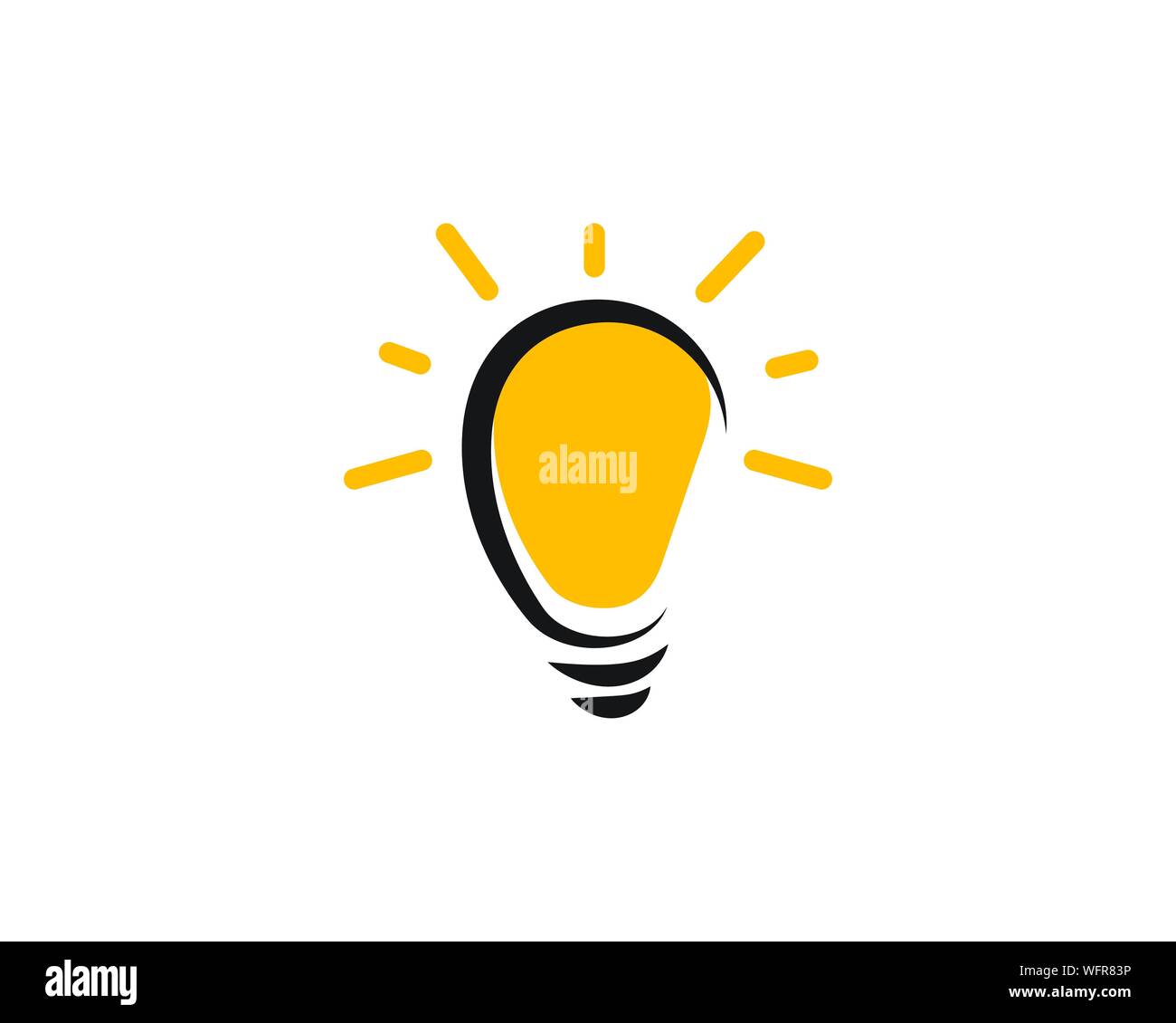 light bulb symbol vector design illustration Stock Vector Image & Art ...