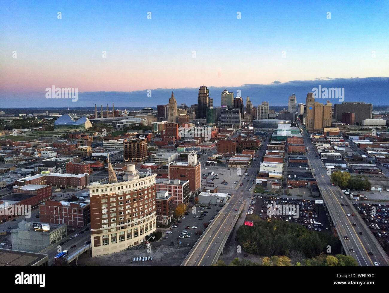 Aerial view of kansas city hi-res stock photography and images - Alamy
