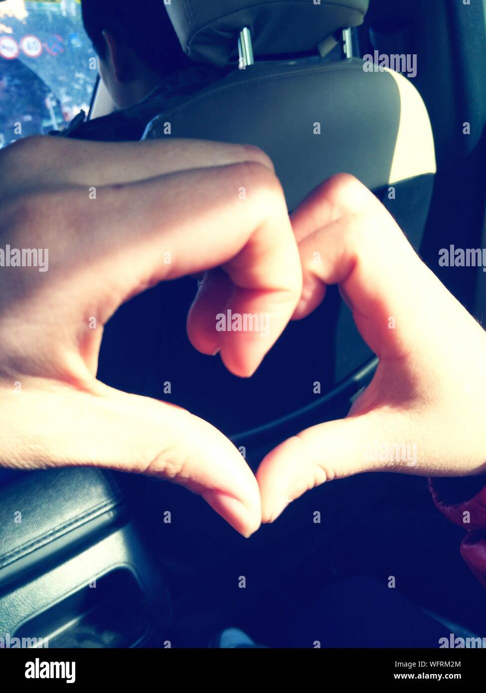 Fingers making heart hi-res stock photography and images - Alamy