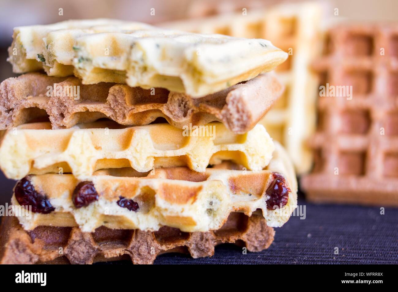 Waffle stack hi-res stock photography and images - Alamy