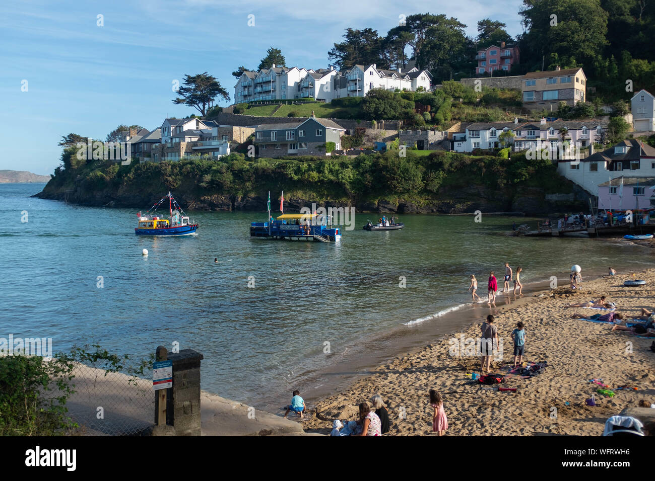 South Sands beach, Salcombe, Devon, UK Stock Photo - Alamy
