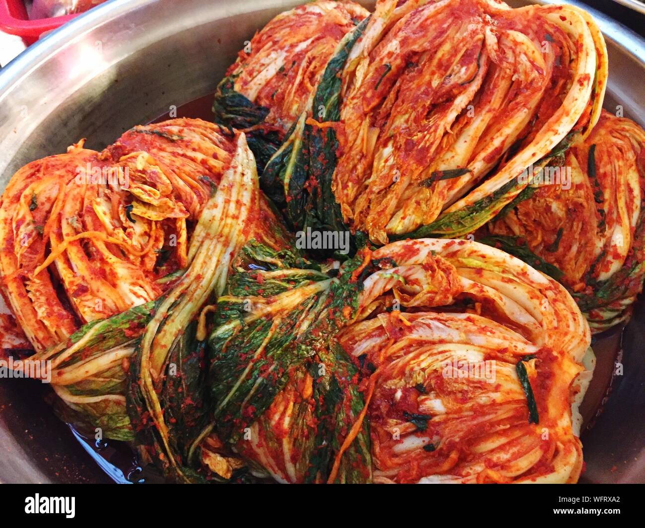 Red kimchi hi-res stock photography and images - Alamy