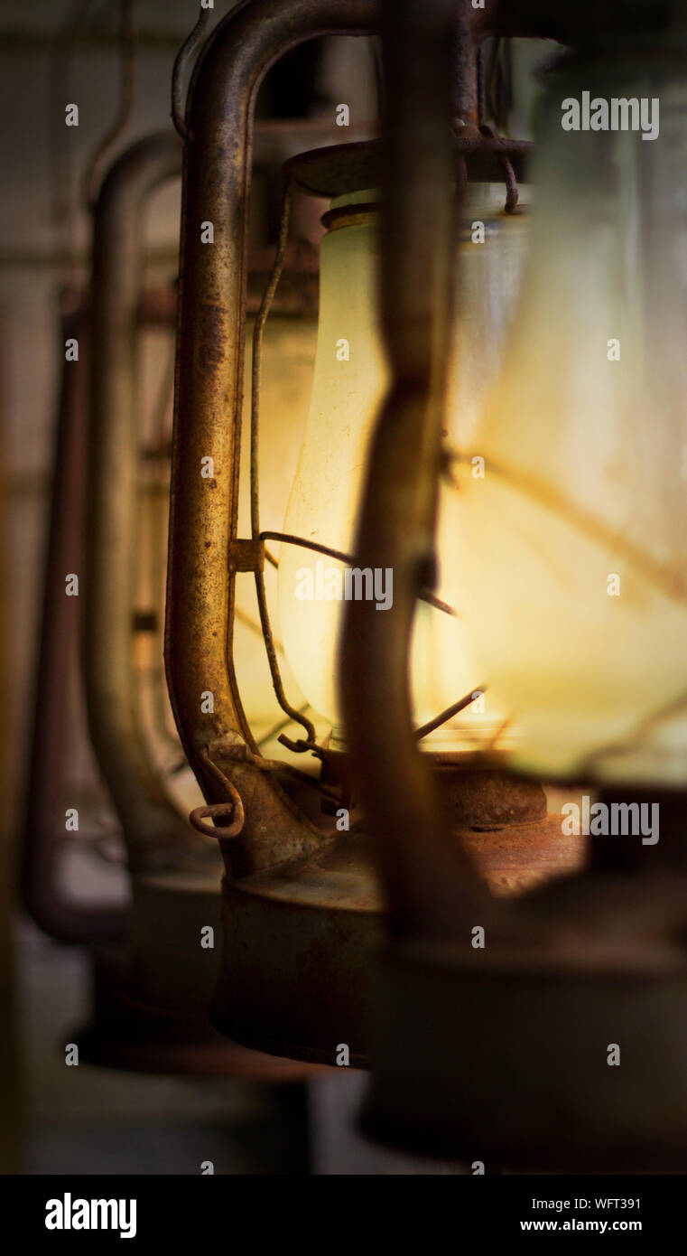 Old fashioned lanterns hi-res stock photography and images - Alamy