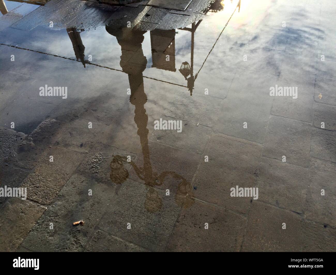 Puddle, Light Reflection, Street High Resolution Stock Photography and ...