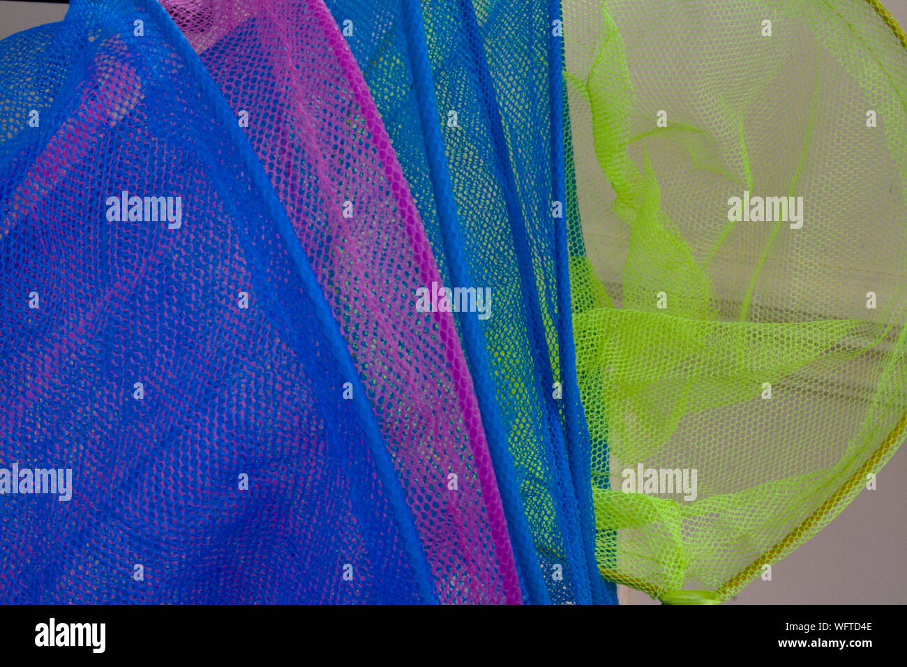 Multi colored fishing nets hi-res stock photography and images - Alamy