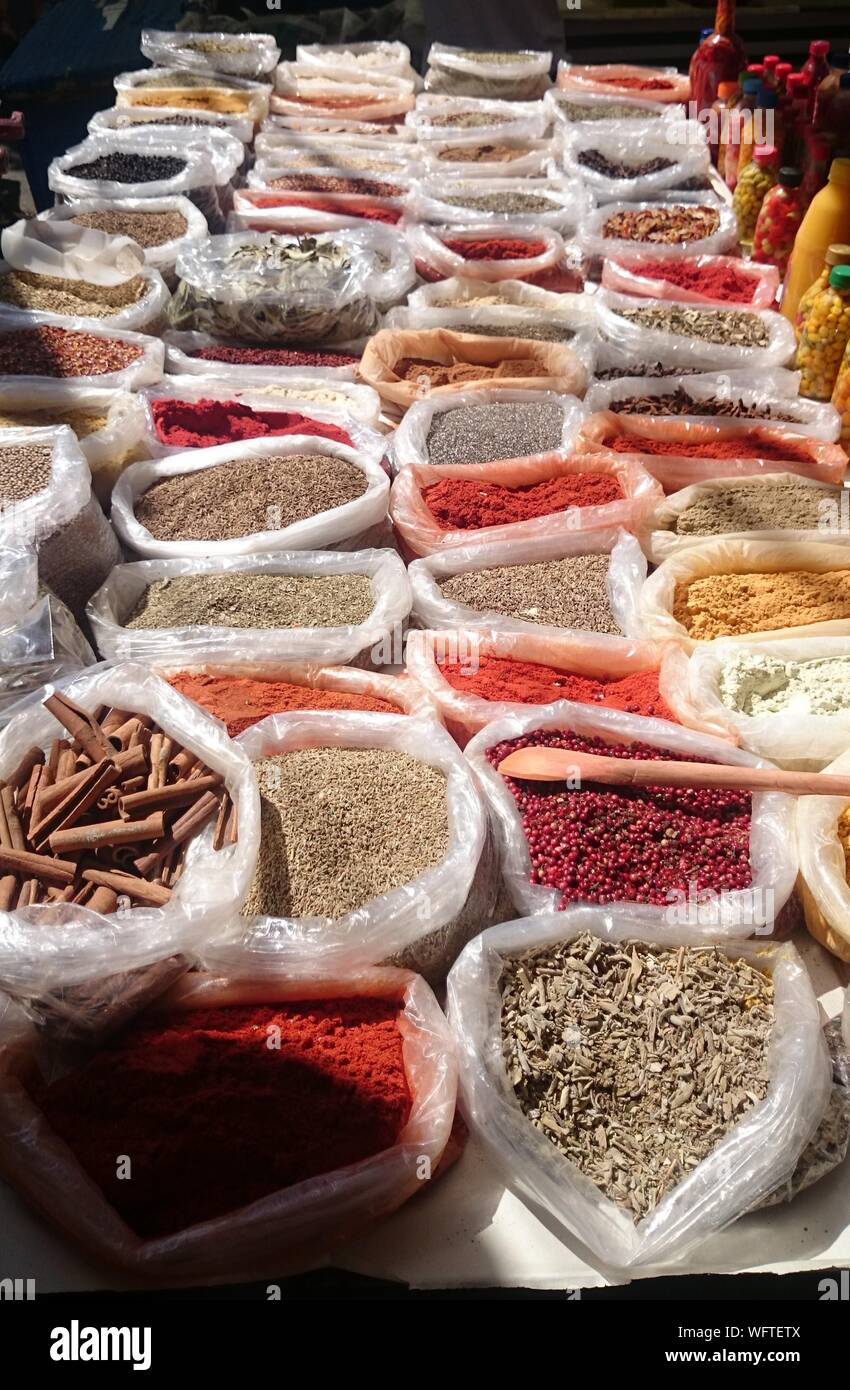 Spices in a sack hi-res stock photography and images - Alamy