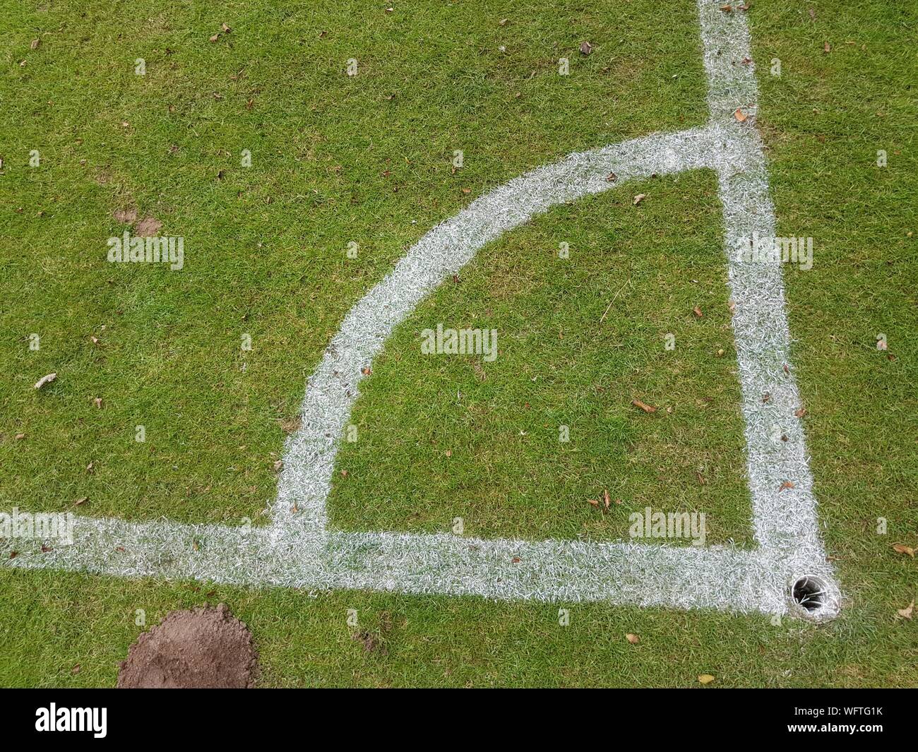 Corner of soccer field hi-res stock photography and images - Alamy