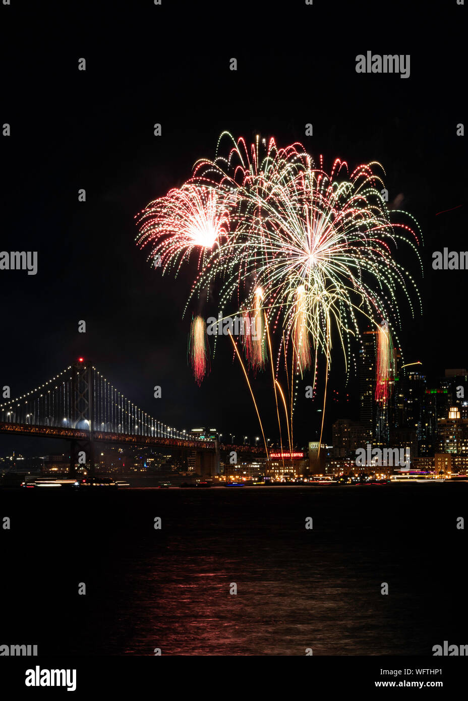 Fourth of july fireworks san francisco hi-res stock photography and ...
