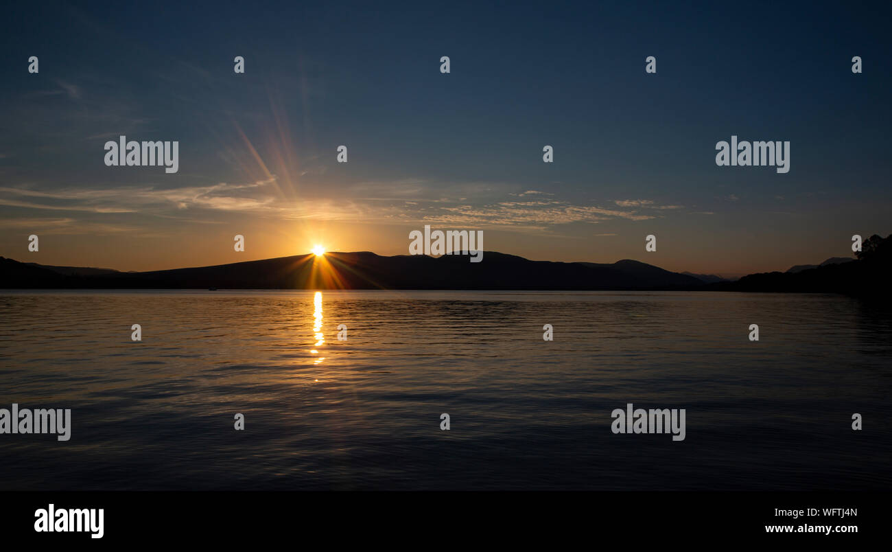 Loch sunset hi-res stock photography and images - Alamy