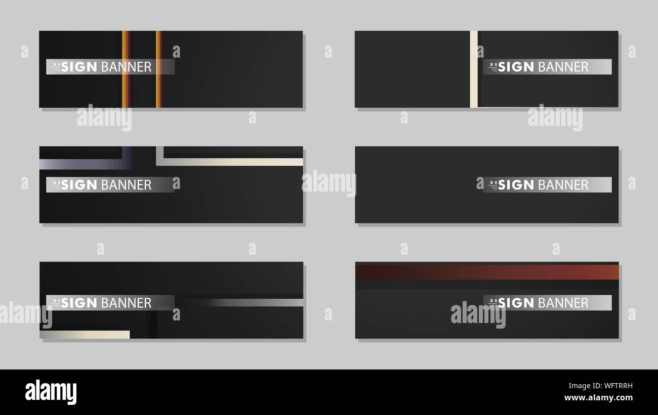 square banner vector collection. stone and brick gradient color ...