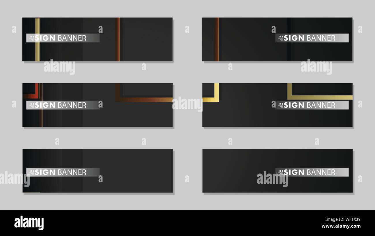 square banner vector collection. stone and brick gradient color ...