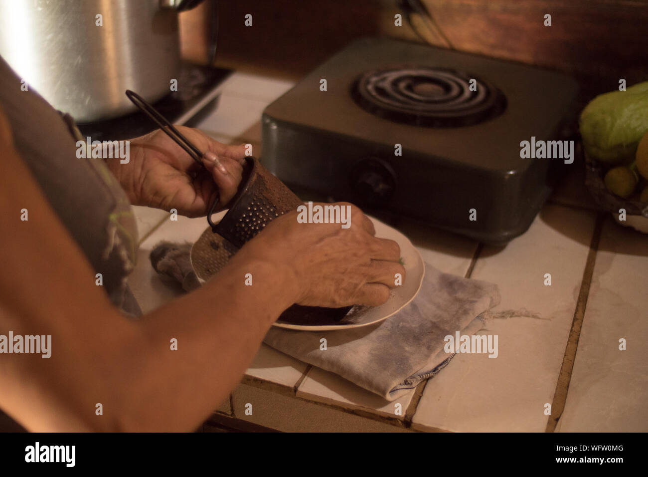 Grating chocolate hi-res stock photography and images - Alamy