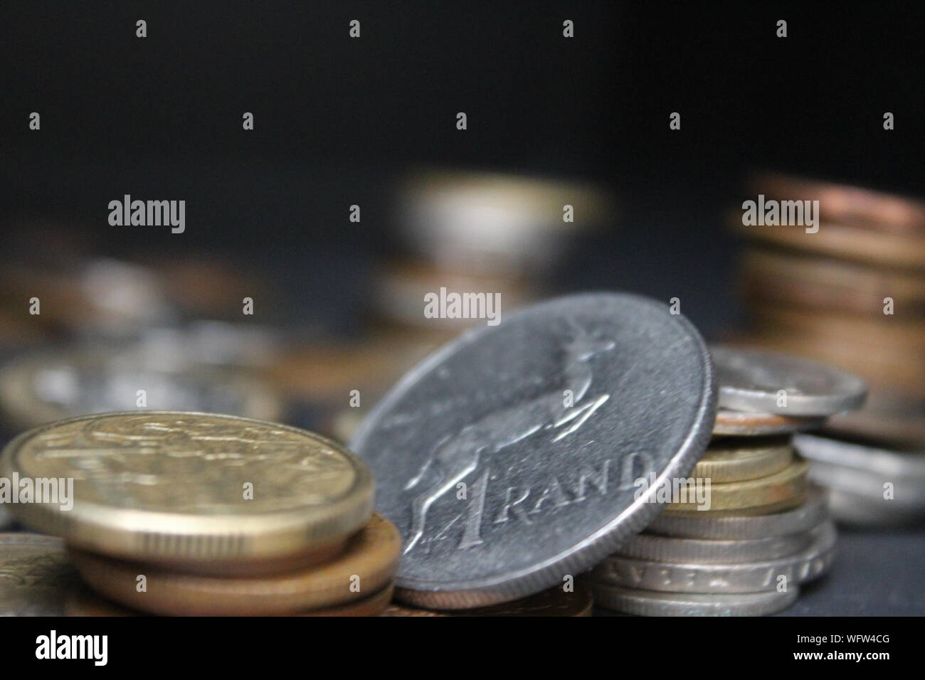 Rand currency and coins hi-res stock photography and images - Alamy