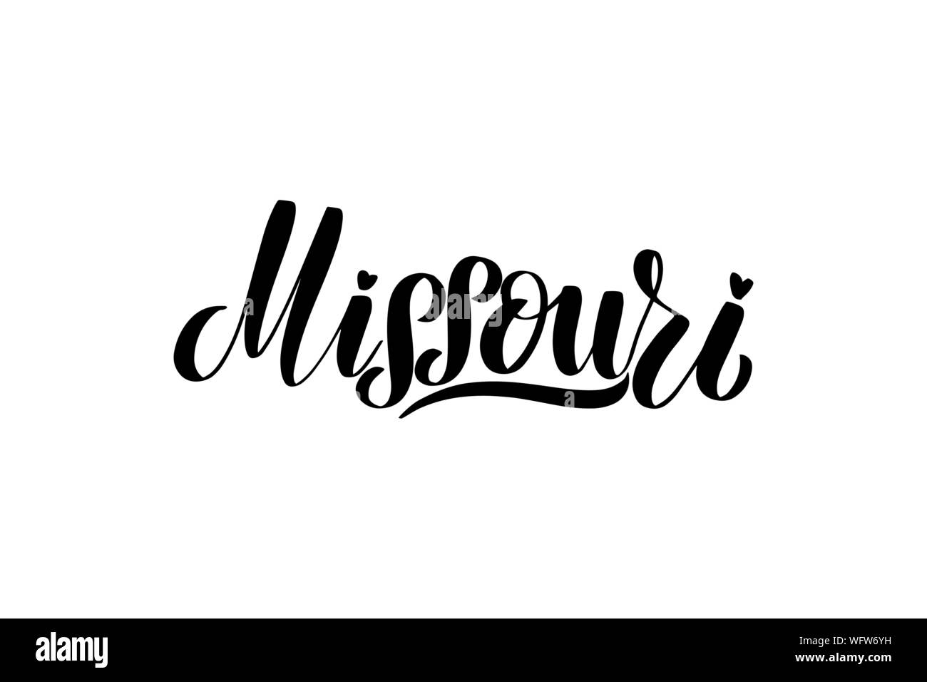 handwritten brush lettering Stock Vector Image & Art - Alamy