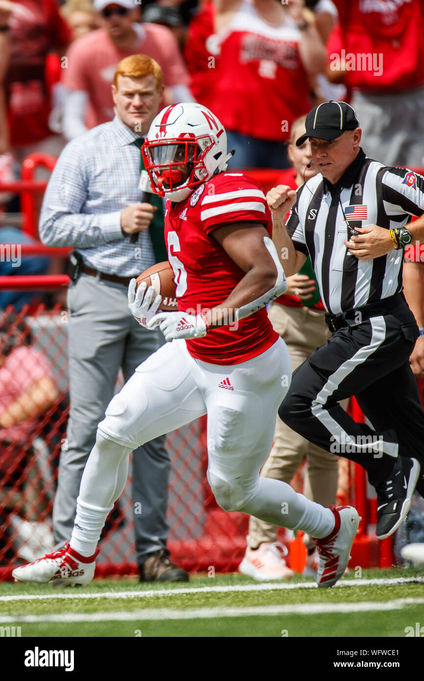 August 30, 2019 - Lincoln, NE. U.S. - Nebraska Cornhuskers safety Eric ...