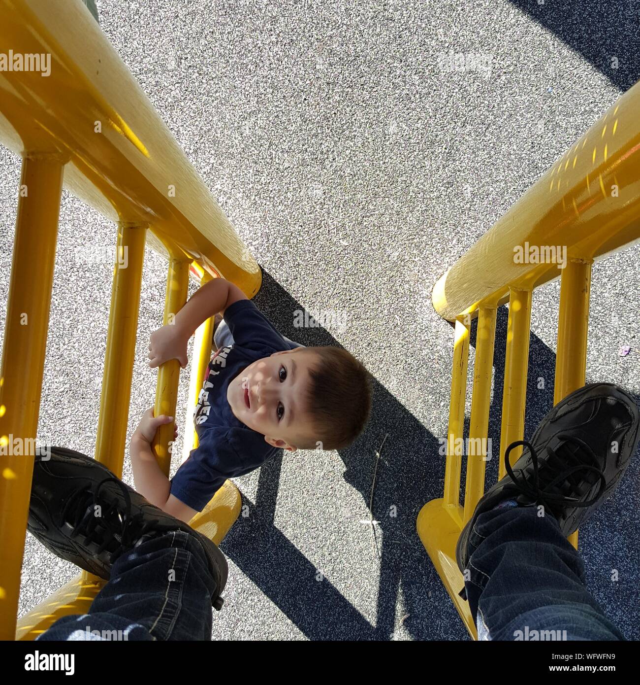 Child ladder hi-res stock photography and images - Alamy