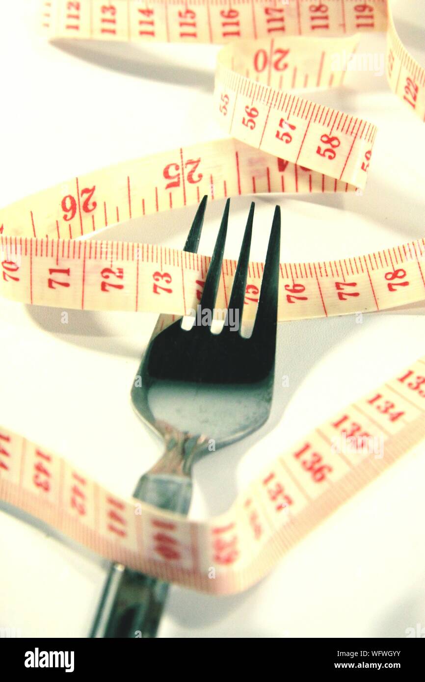 Tape measure fork hi-res stock photography and images - Alamy