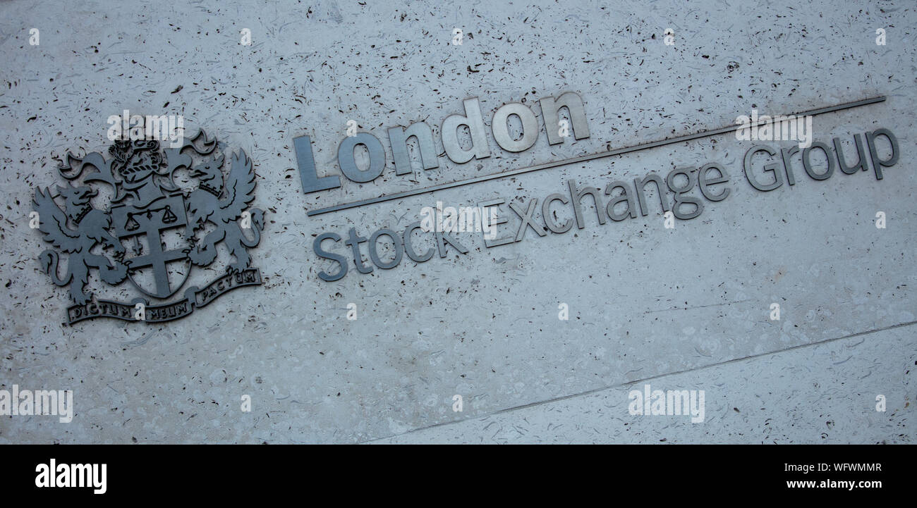 London stock exchange logo hi-res stock photography and images - Alamy