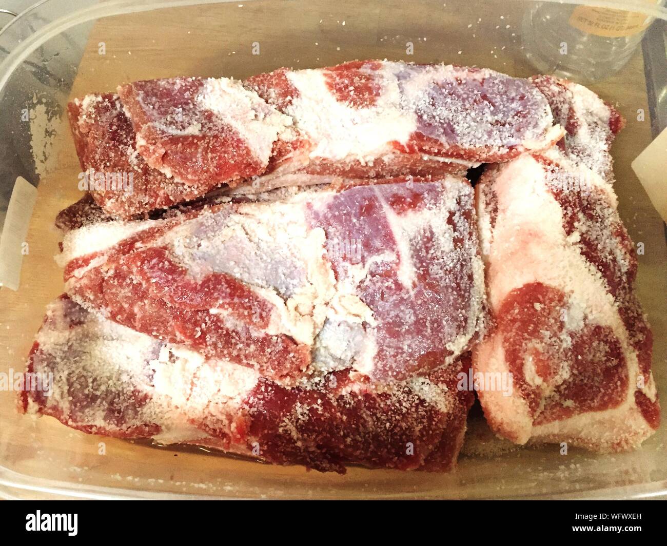Salted meat hi-res stock photography and images - Alamy