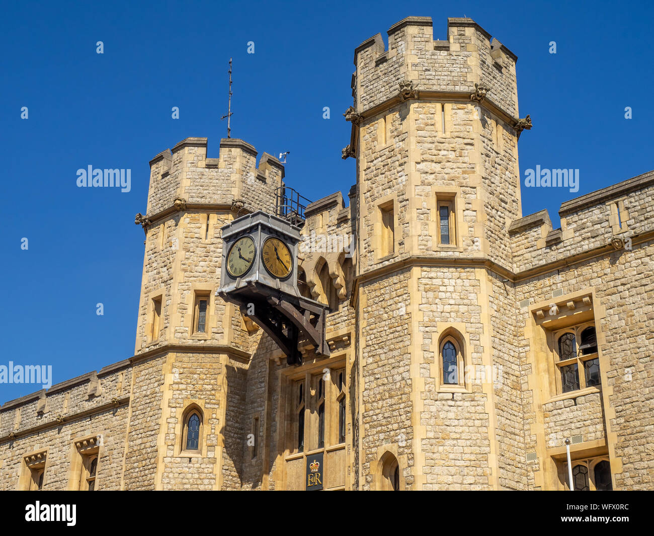 London, England - August 5, 2018: The Waterloo Block inside the walls ...