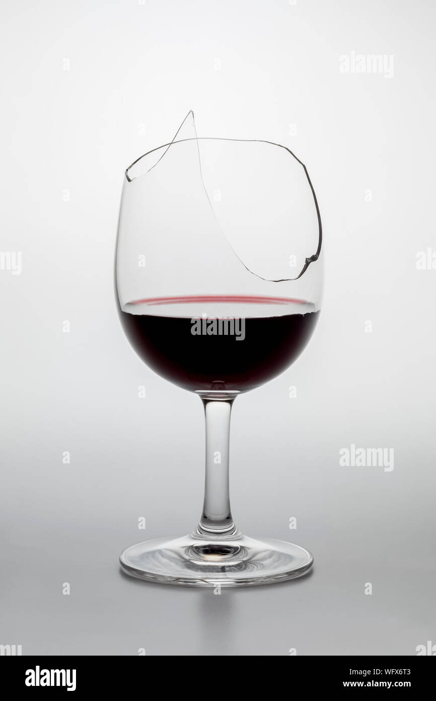 Broken Glass Red Wine High Resolution Stock Photography and Images - Alamy