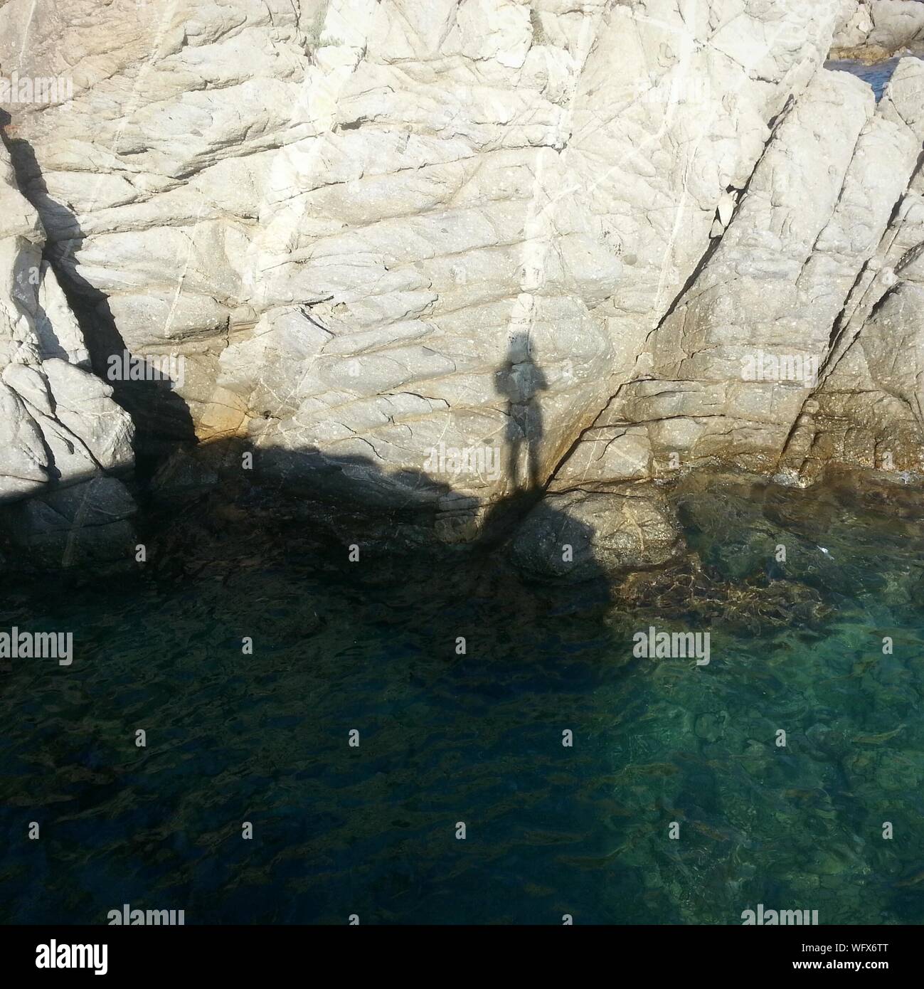 Cliff shadow on water hi-res stock photography and images - Alamy