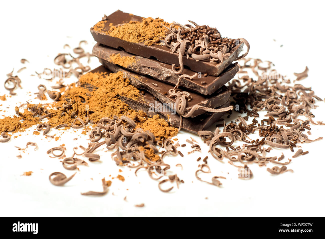 Stack chocolate hi-res stock photography and images - Alamy