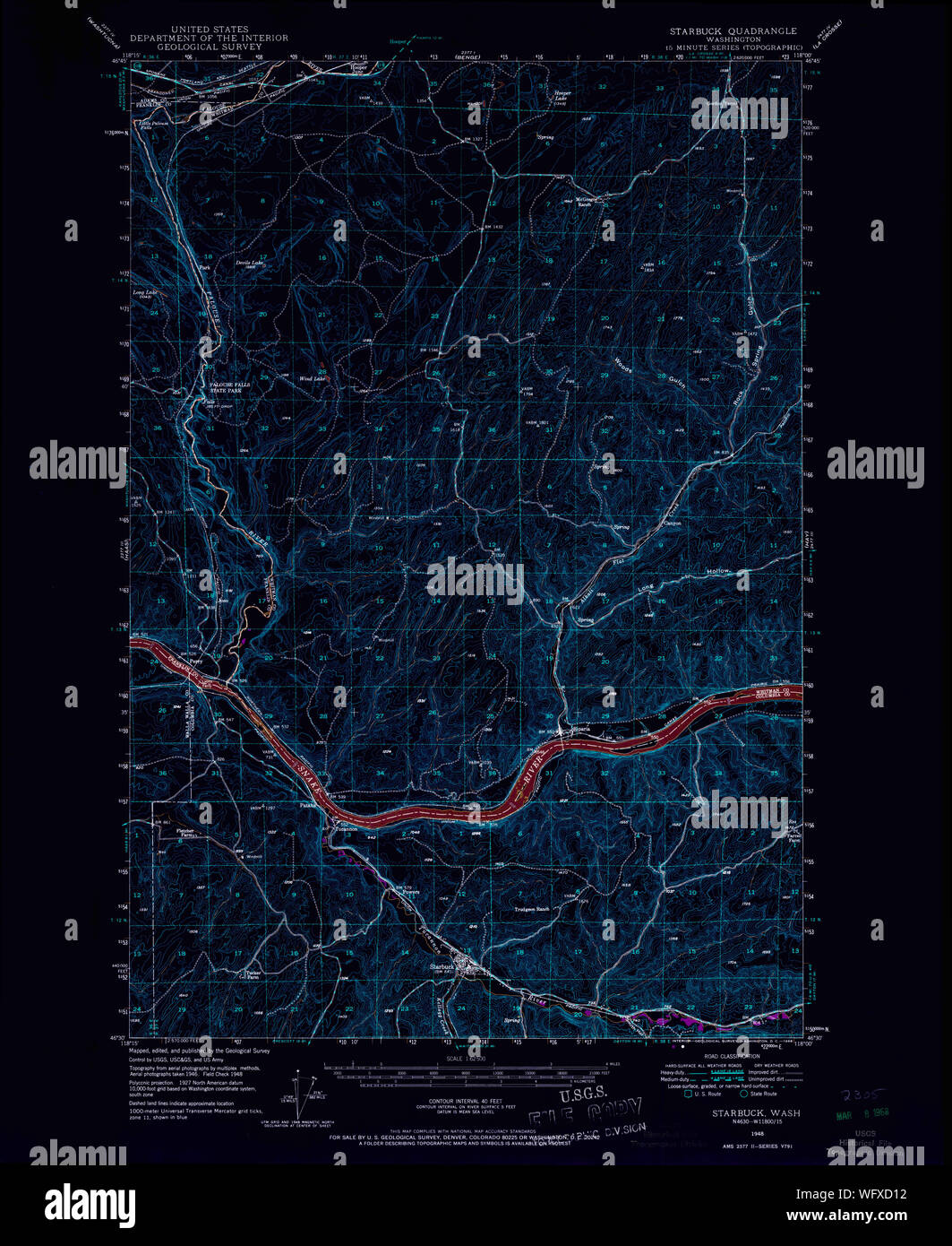 Map of starbuck hi-res stock photography and images - Alamy