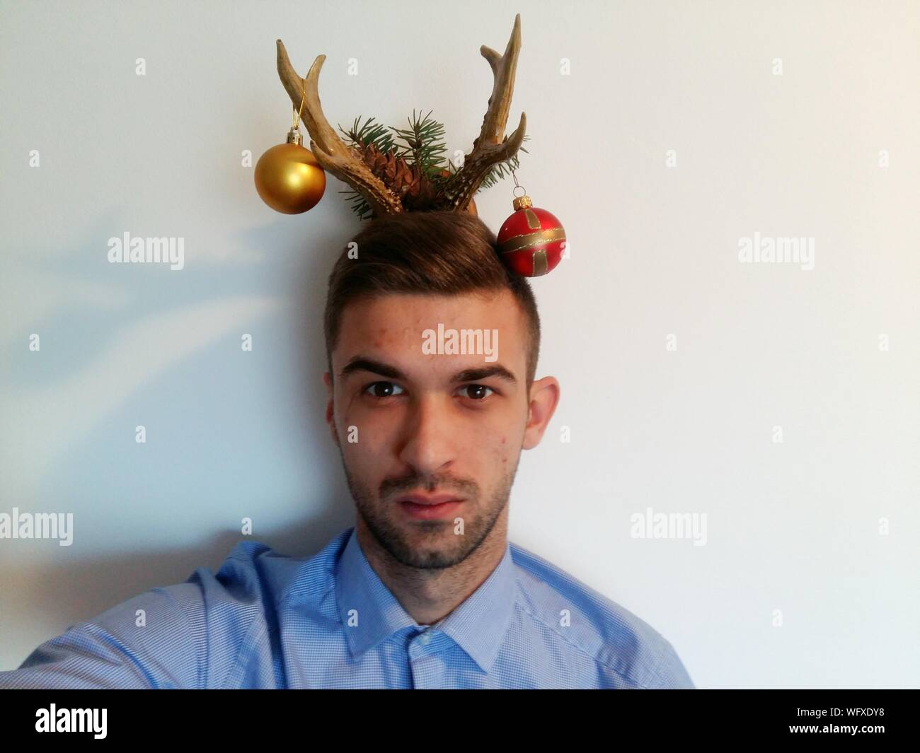 People with antlers hi-res stock photography and images - Alamy