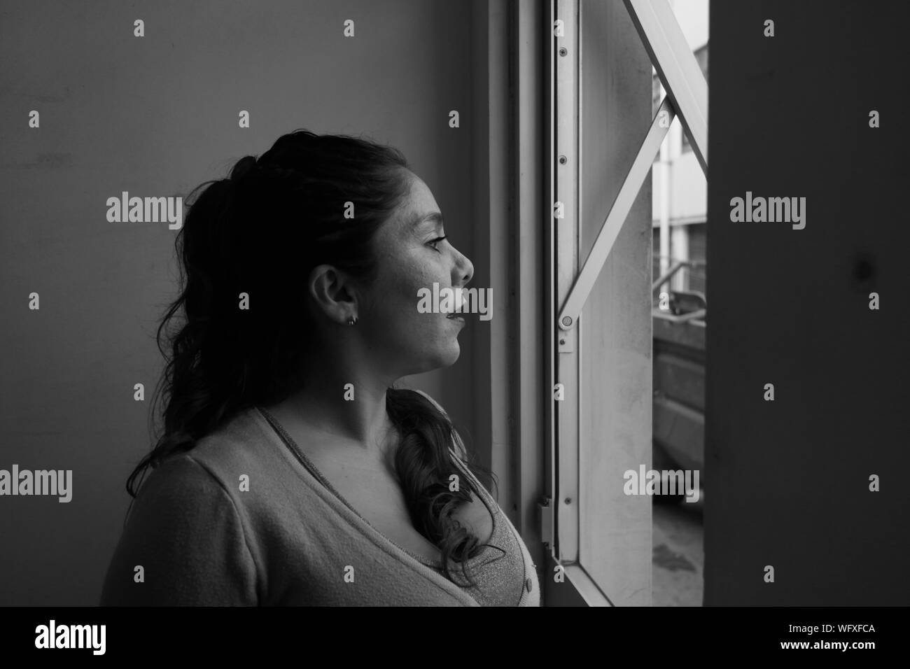 Candid view Black and White Stock Photos & Images - Alamy