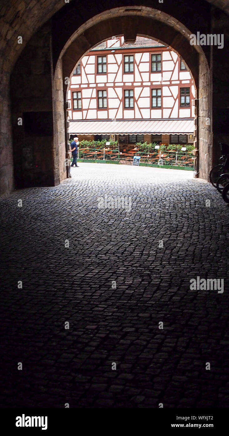 Seen through archway hi-res stock photography and images - Alamy