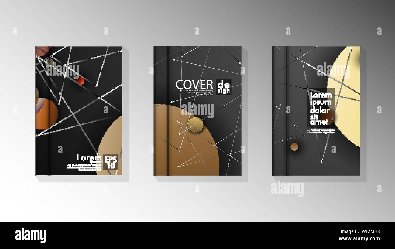 abstract book cover design with a galaxy background . vector ...