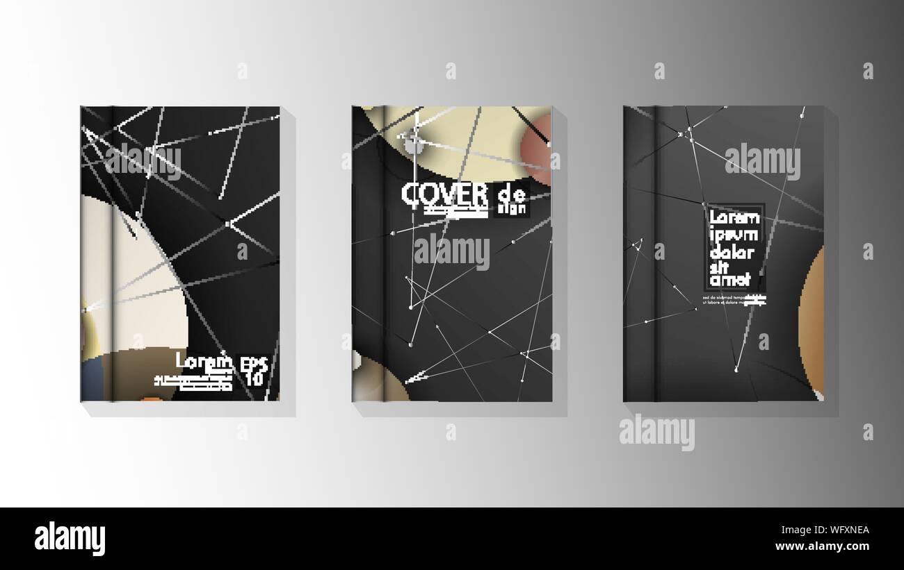 abstract book cover design with a galaxy background . vector ...