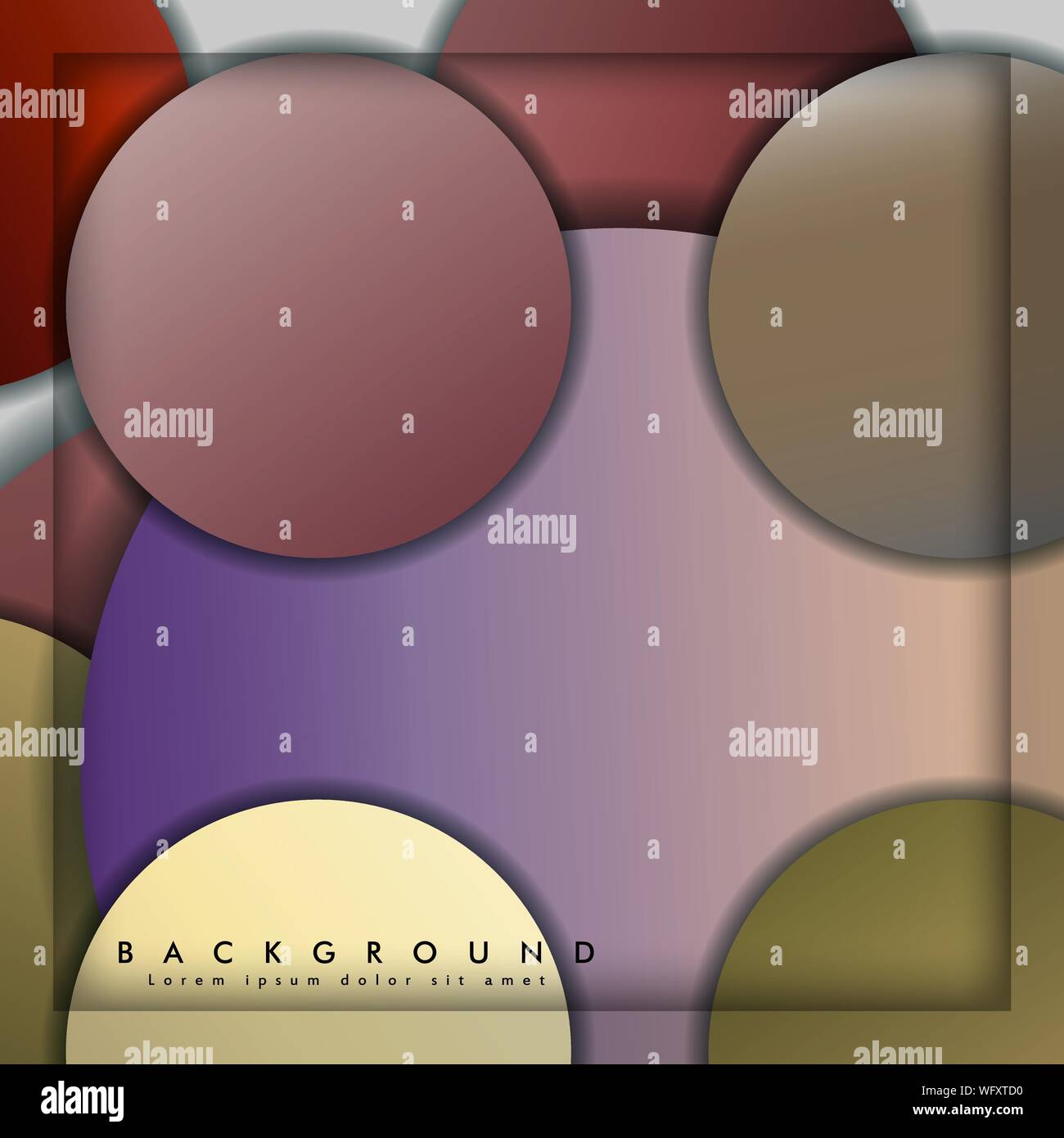 abstract vector circle background with color stone and brick gradient ...