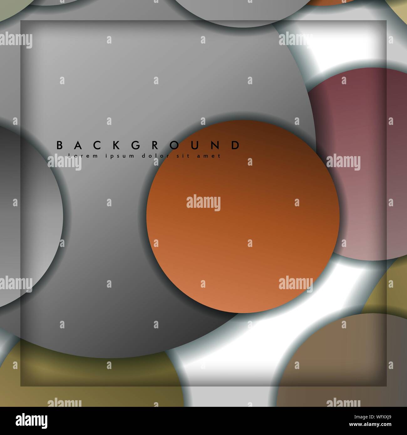 abstract vector circle background with color stone and brick gradient ...