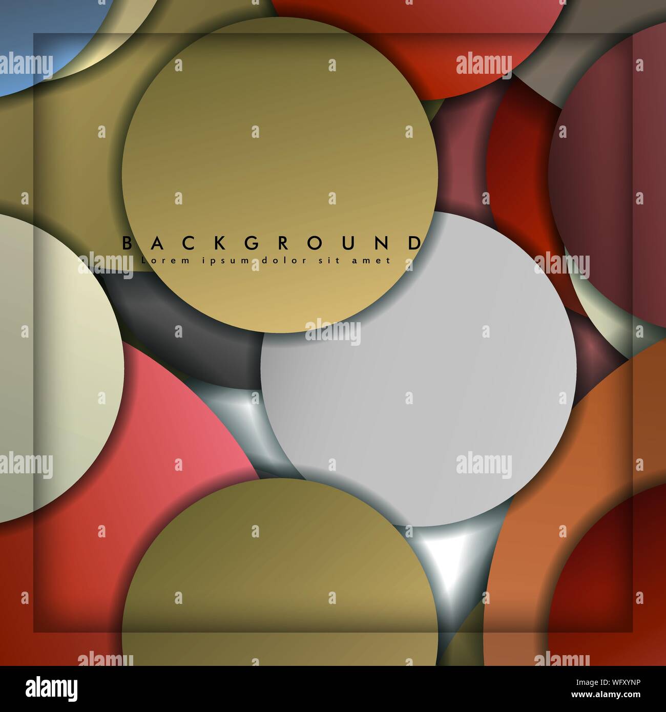 abstract vector circle background with color stone and brick gradient ...