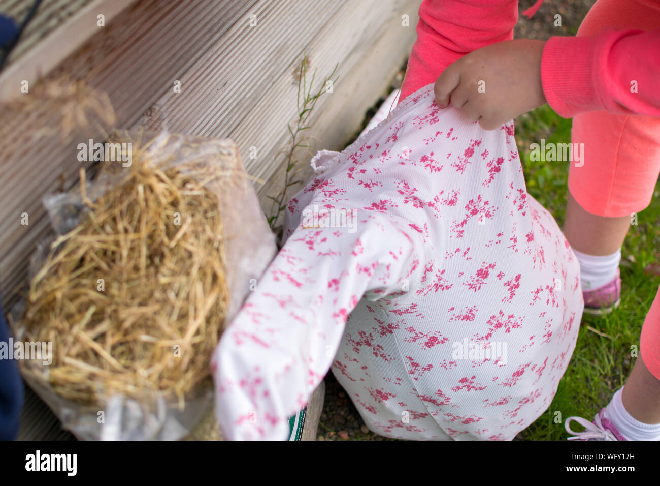Person making scarecrow hi-res stock photography and images - Alamy