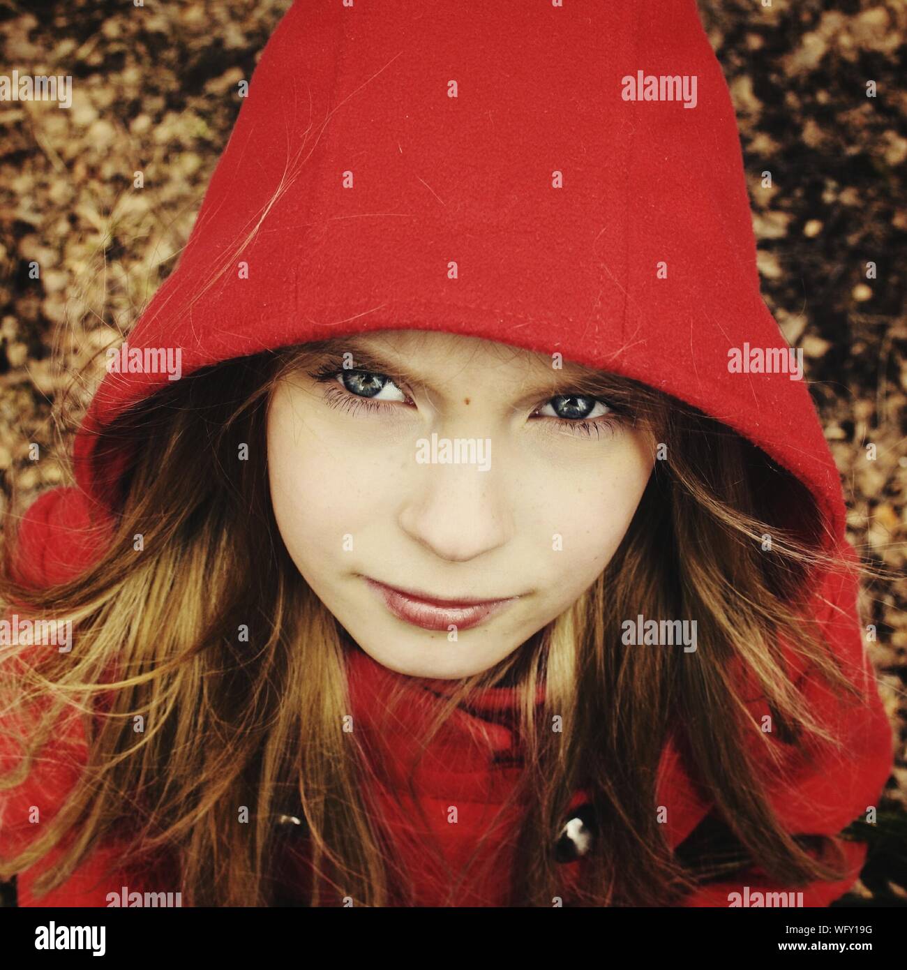Red Hooded Girl High Resolution Stock Photography and Images - Alamy
