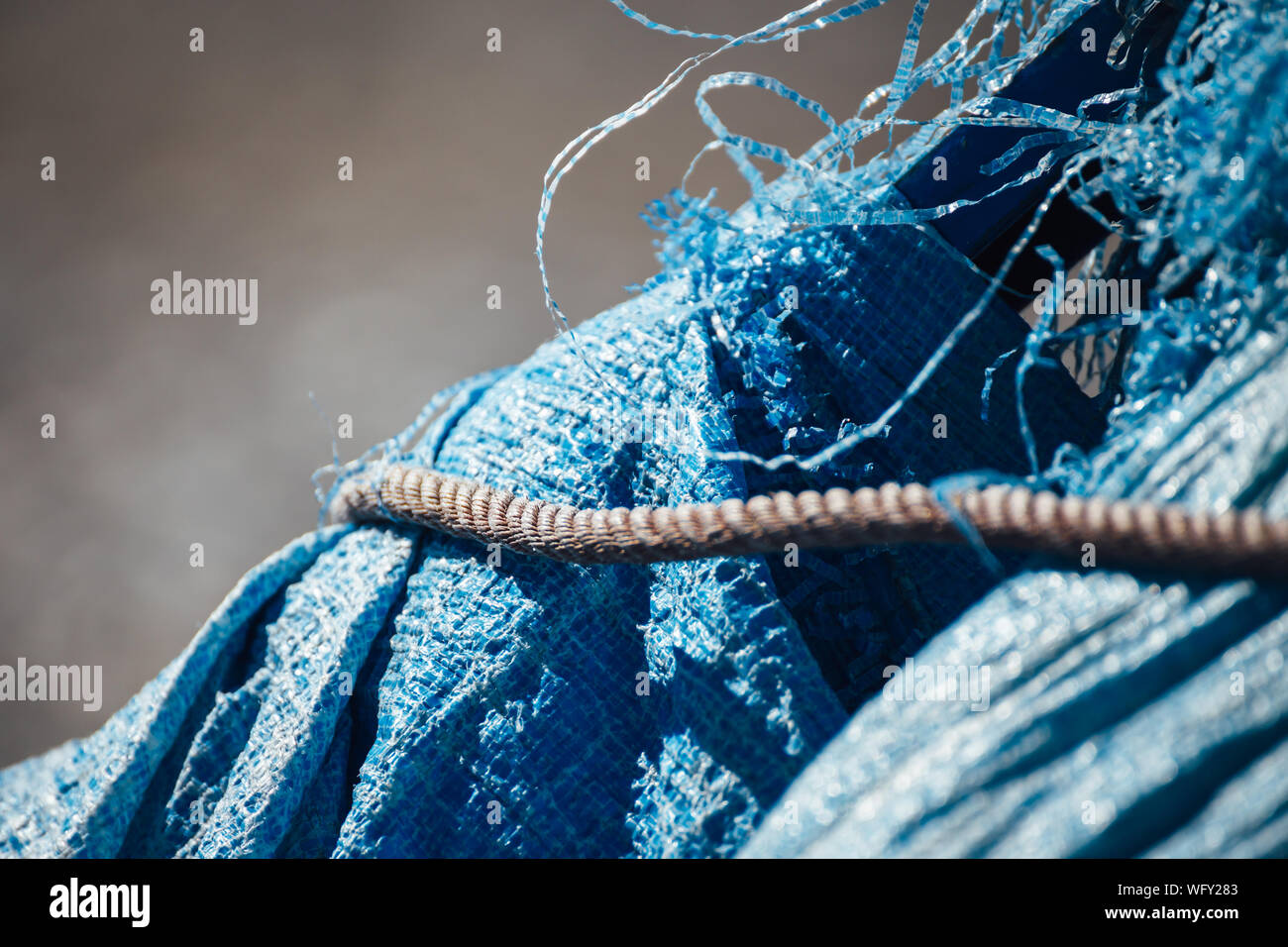 Tarpaulin rope hi-res stock photography and images - Alamy