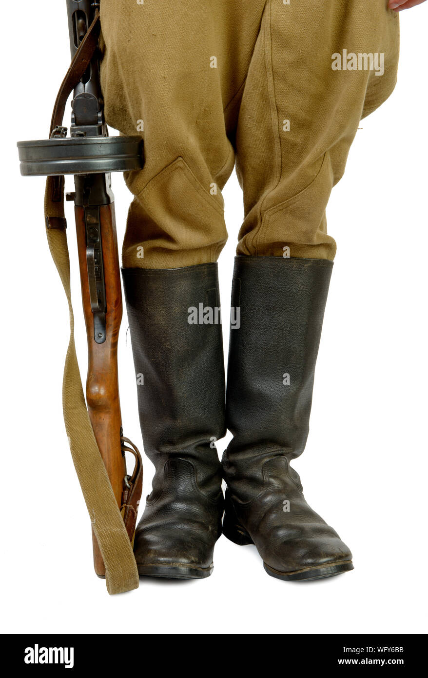 Rifle soldier uniform weapon white hi-res stock photography and images ...