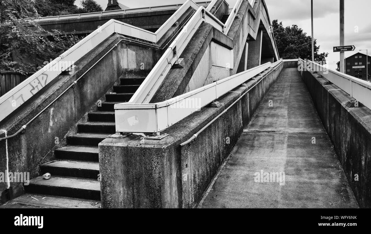 Steps of the footbridge hi-res stock photography and images - Alamy