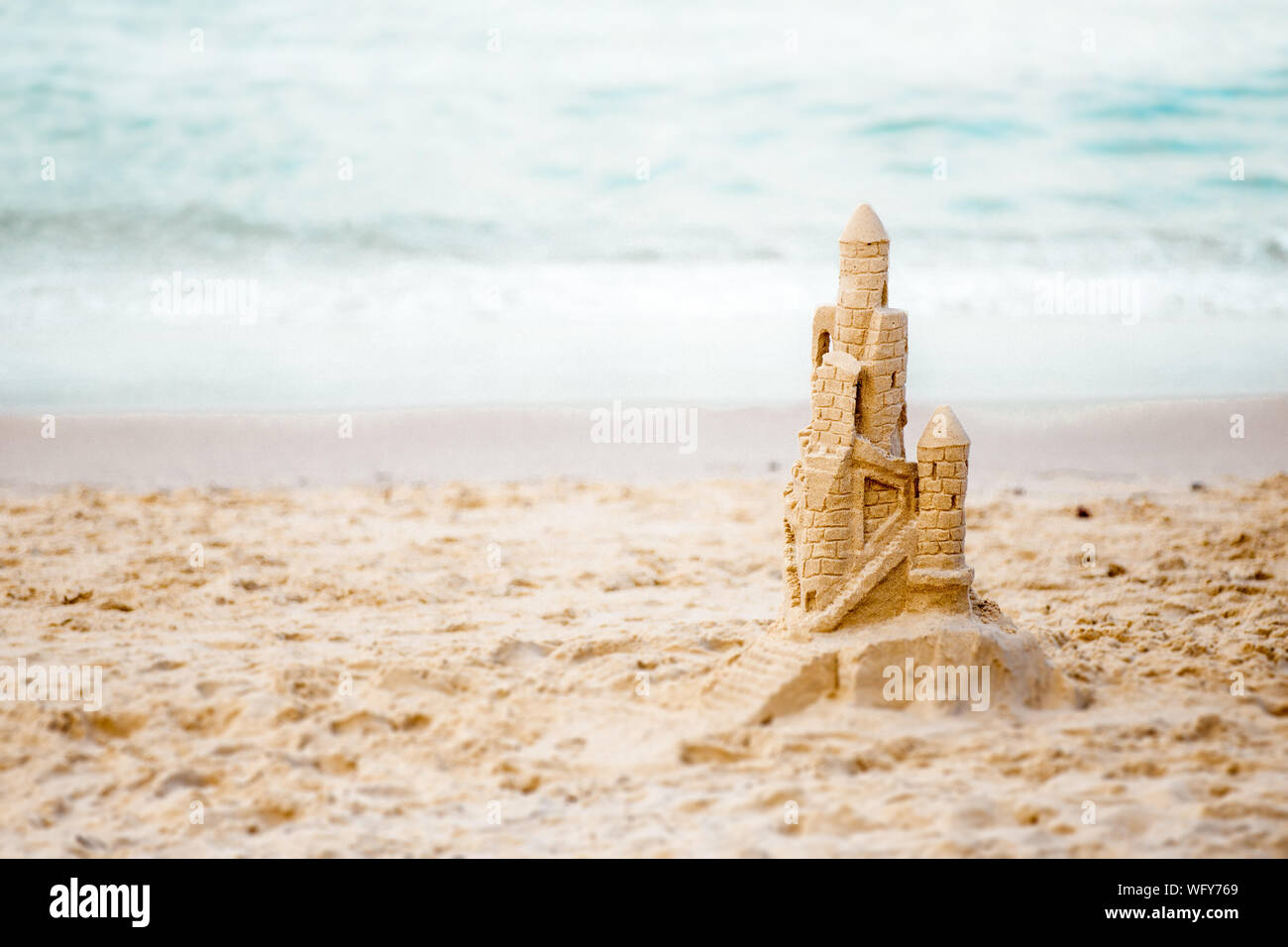 Sandcastle beach hi-res stock photography and images - Alamy